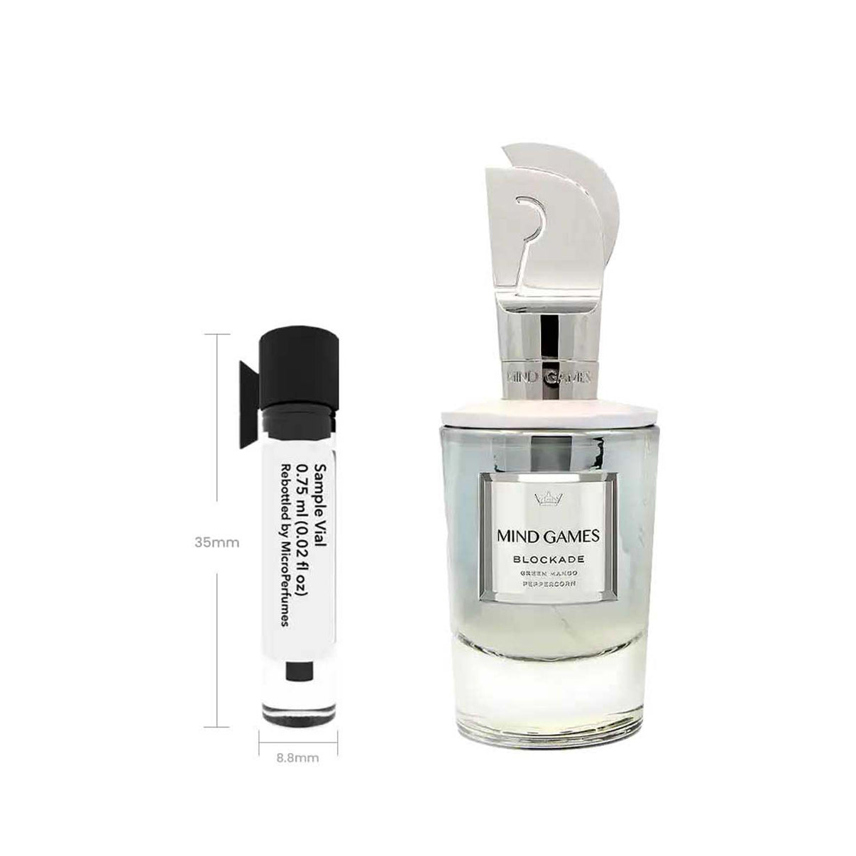 Mind Games Blockade Parfum 0.75ml Sample Vial Decant Unisex ...