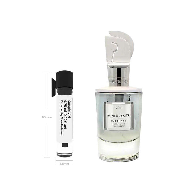 Mind Games Blockade Parfum 0.75ml Sample Vial Decant Unisex ...