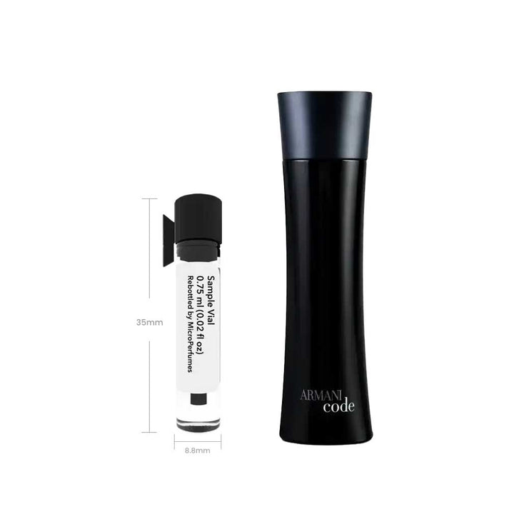 Armani Code by Giorgio Armani Eau de Toilette Sample Vial for Men ...