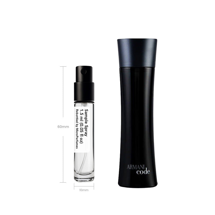 Armani Code - Sample Spray – MicroPerfumes.com