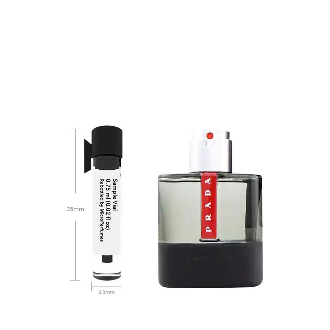 Prada Luna Rossa Carbon EDT 0.75ml Sample Vial Decant Men ...