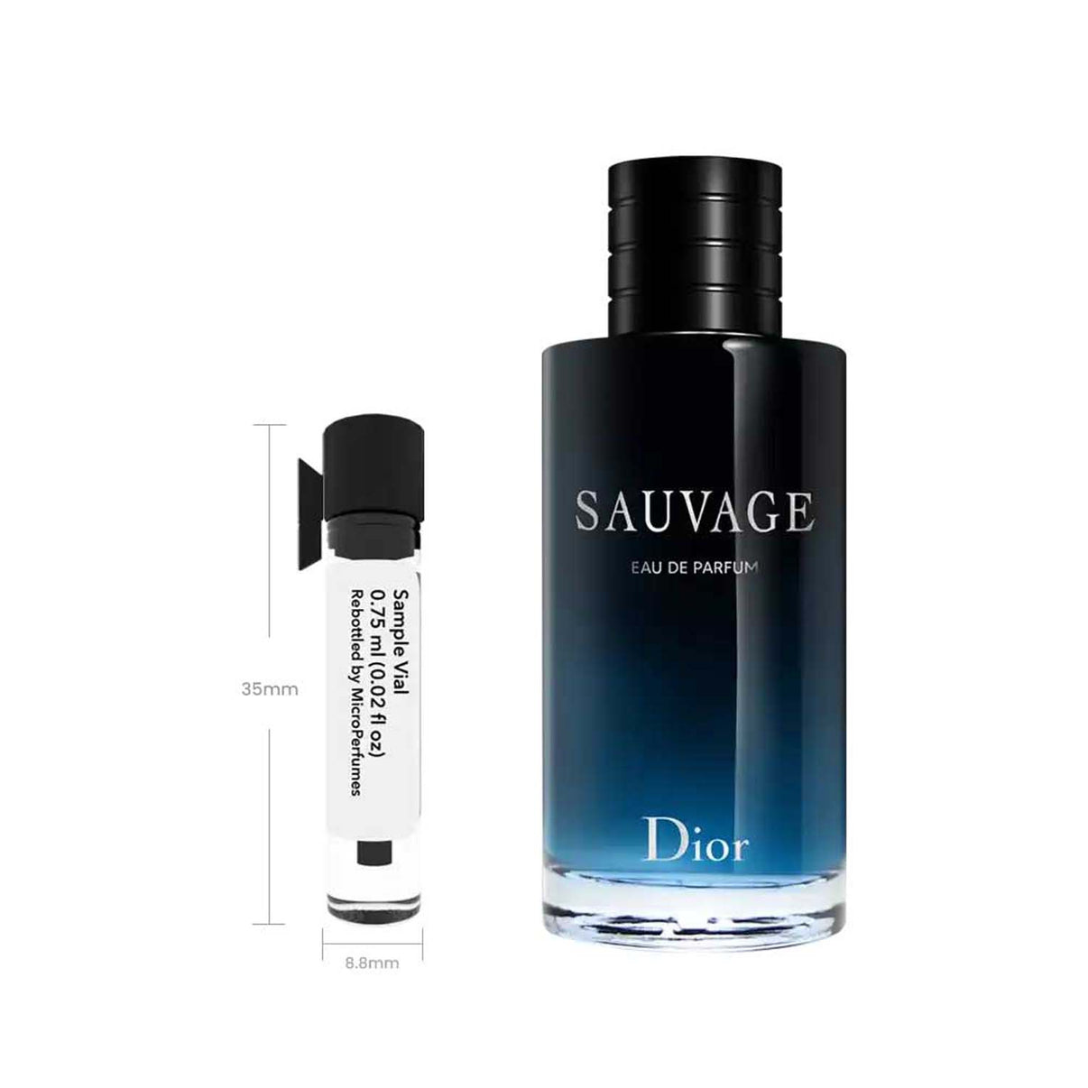 Christian Dior Sauvage EDP 0.75ml Sample Vial Decant Men ...