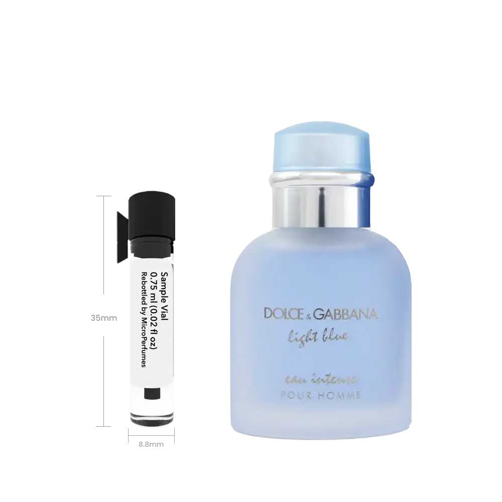 Light Blue Eau Intense by Dolce & Gabbana Eau de Parfum Sample Vial for ...