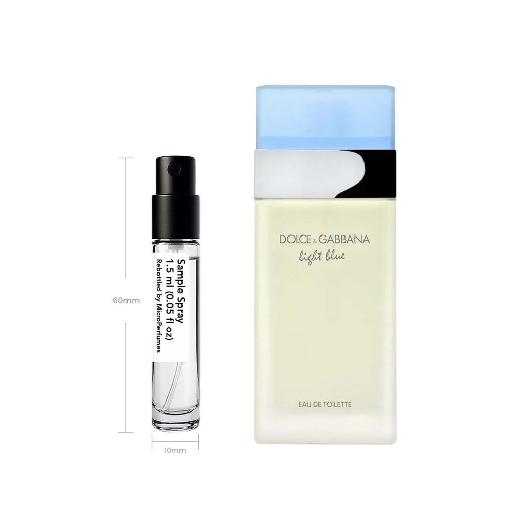 D&G Light Blue EDT 1.50ml Sample Spray Decant Women – MicroPerfumes.com