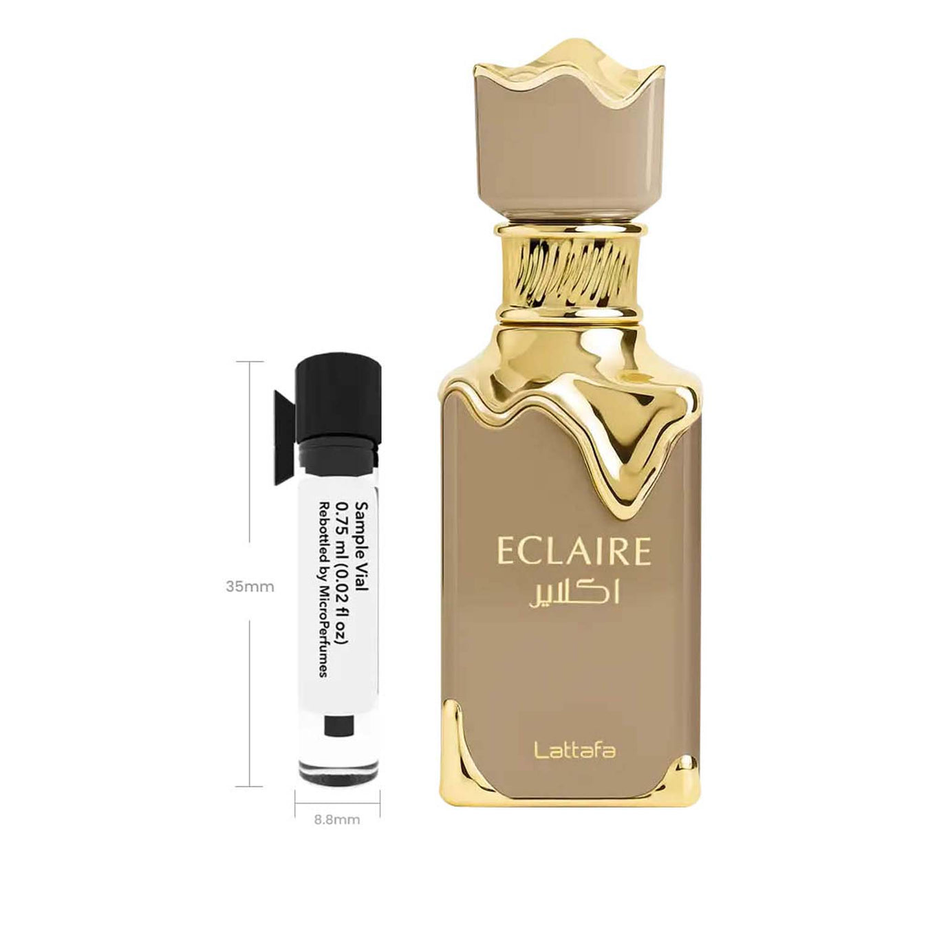 Lattafa Eclaire EDP 0.75ml Sample Vial Decant Women – MicroPerfumes.com