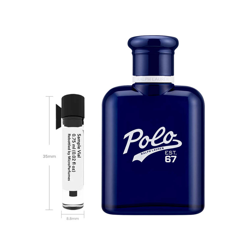 Ralph Lauren Polo 67 EDT 0.75ml Sample Vial Decant Men – MicroPerfumes.com