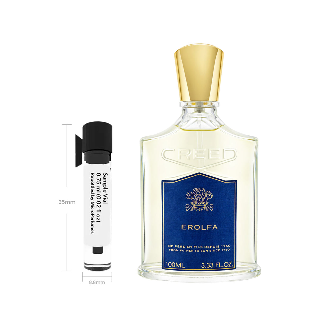 Creed Erolfa EDP 0.75ml Sample Vial Decant Men – MicroPerfumes.com