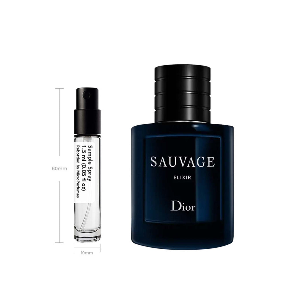 Dior Sauvage Elixir Parfum 1.50ml Sample Spray Decant Men ...