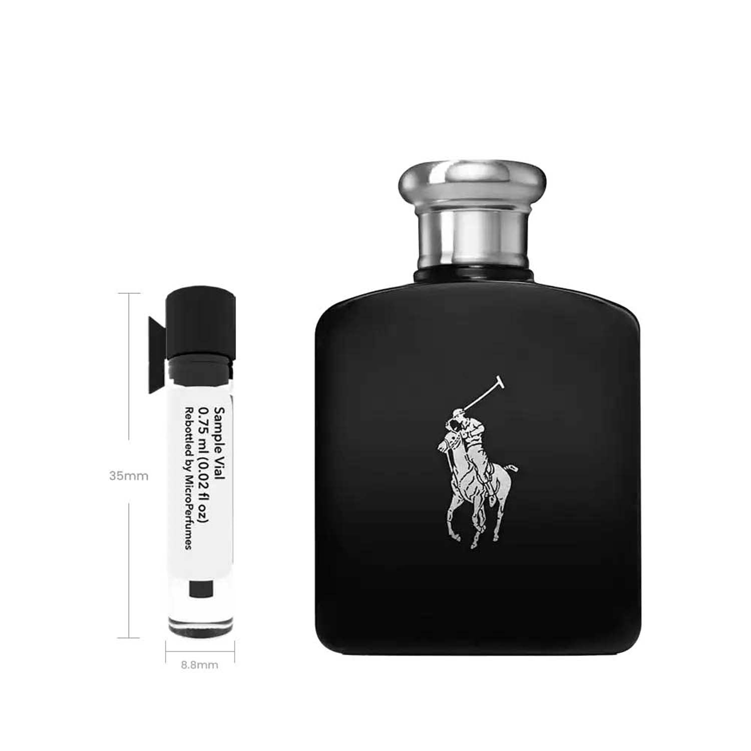 Ralph Lauren Polo Black EDT 0.75ml Sample Vial Decant – MicroPerfumes.com