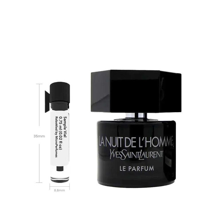 La Nuit de L'Homme Le Parfum by Yves Saint Laurent Parfum Sample Vial ...