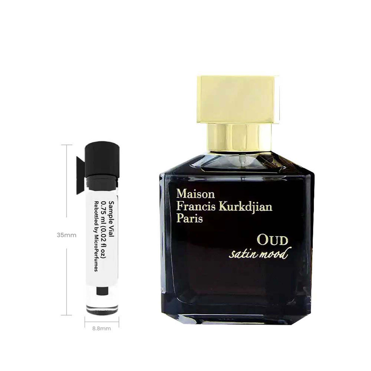 MFK Oud Satin Mood EDP 0.75ml Sample Vial Decant Unisex – MicroPerfumes.com