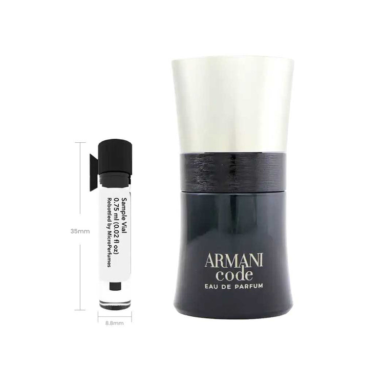 Armani Code by Giorgio Armani Eau de Parfum Sample Vial for Men ...