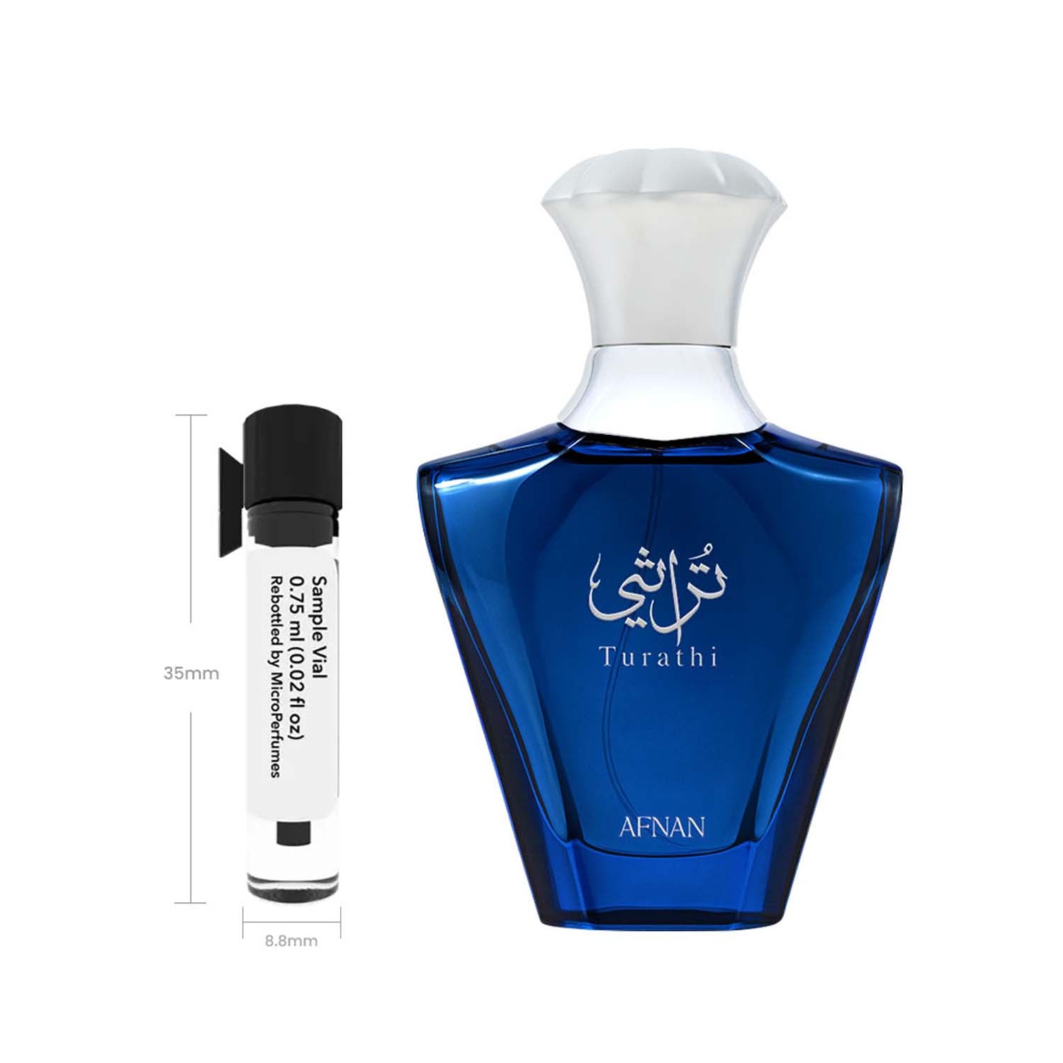 Afnan Turathi Blue EDP 0.75ml Sample Vial Decant Men – MicroPerfumes.com