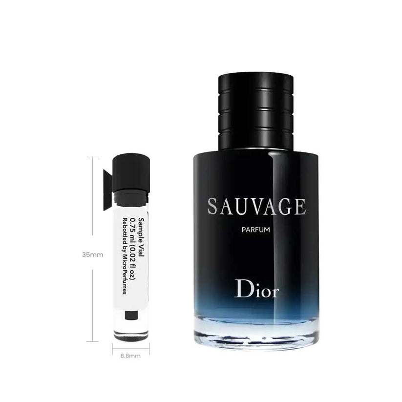 Sauvage by Christian Dior Parfum Sample Vial for Men – MicroPerfumes.com
