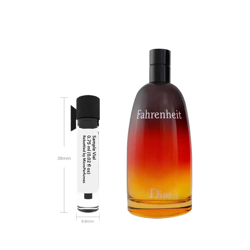 Fahrenheit by Christian Dior Eau de Toilette Sample Vial for Men ...