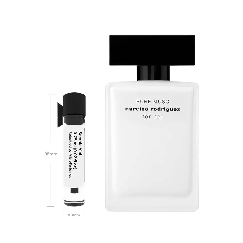 Pure Musc by Narciso Rodriguez Eau de Parfum Sample Vial for Women ...