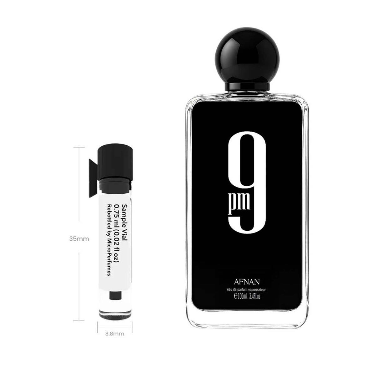 Afnan 9 PM EDP 0.75ml Sample Vial Decant Men – MicroPerfumes.com