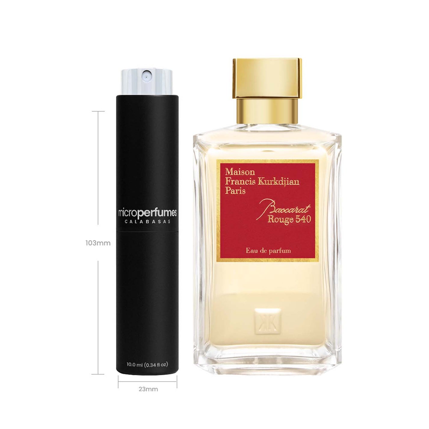 MFK Baccarat Rouge 540 EDP 10ml Travel Spray XL Decant Sample Unisex ...