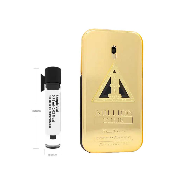 1 Million Elixir by Paco Rabanne Parfum Sample Vial for Men ...