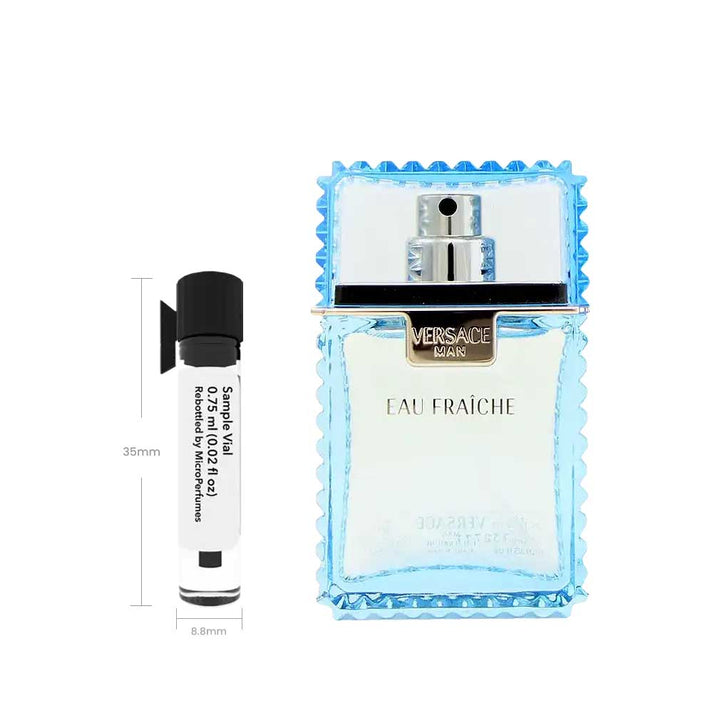 Versace Man Eau Fraiche by Versace Eau de Toilette Sample Vial for Men ...